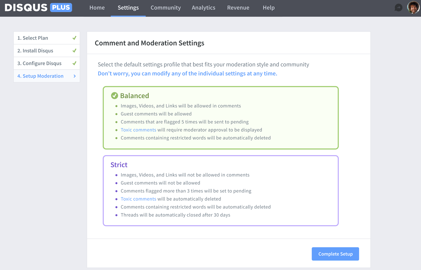 Introducing: Moderation Profiles
