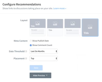 Introducing: Disqus Recommendations