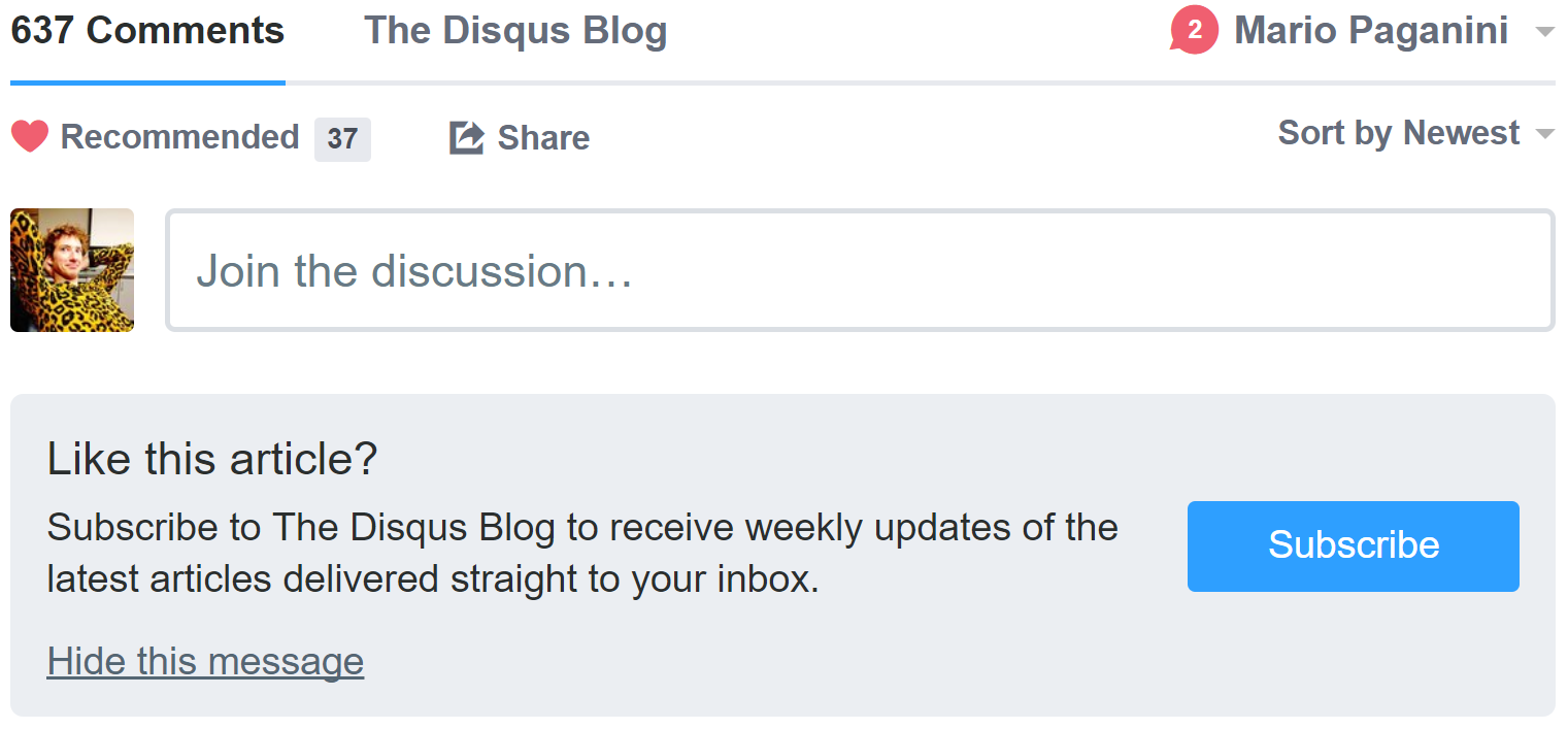 Grow Your Email Subscription List Using Disqus
