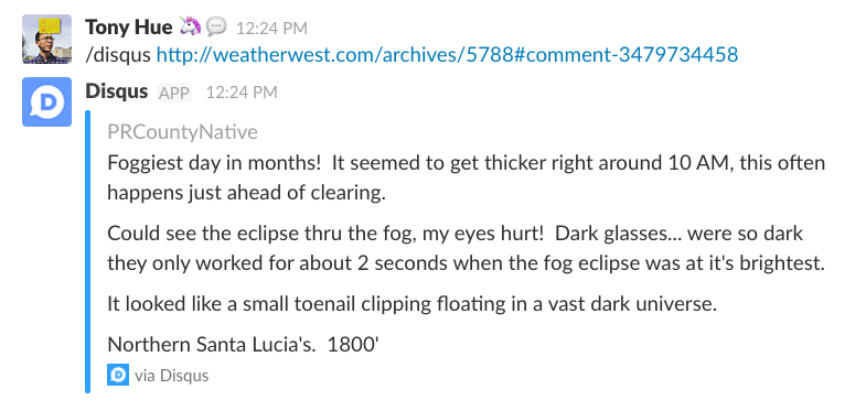 Bring Disqus Comments to Life on Slack Bring Disqus Comments to Life on Slack