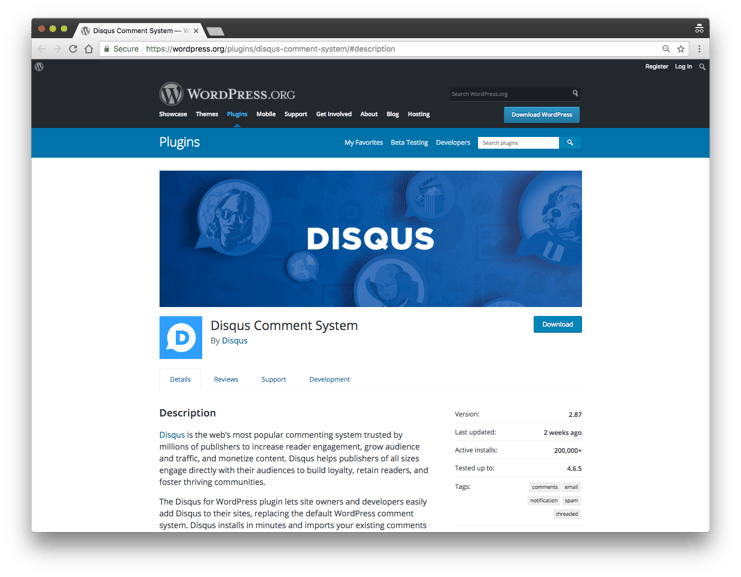 Ahead Of The Curve The Disqus Wordpress Plugin In 2017