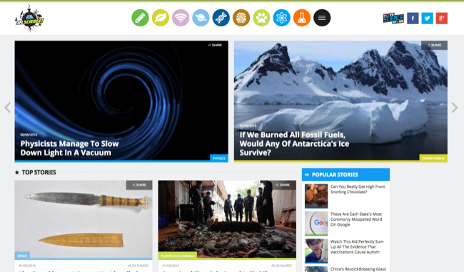 Vote: The top 10 best science websites