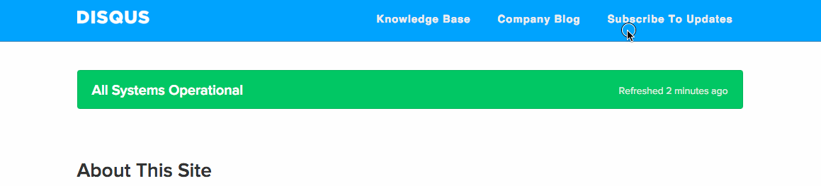 Stay in the Know with Disqus Status Updates