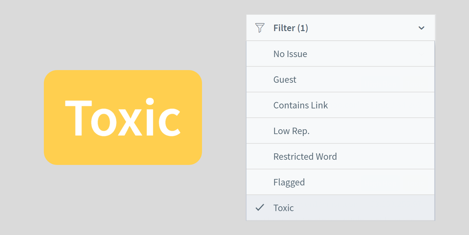 Detect and Manage Toxic Content with the Toxicity Mod Filter