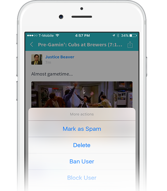 Getting started with site moderation on Disqus for iOS 1.1